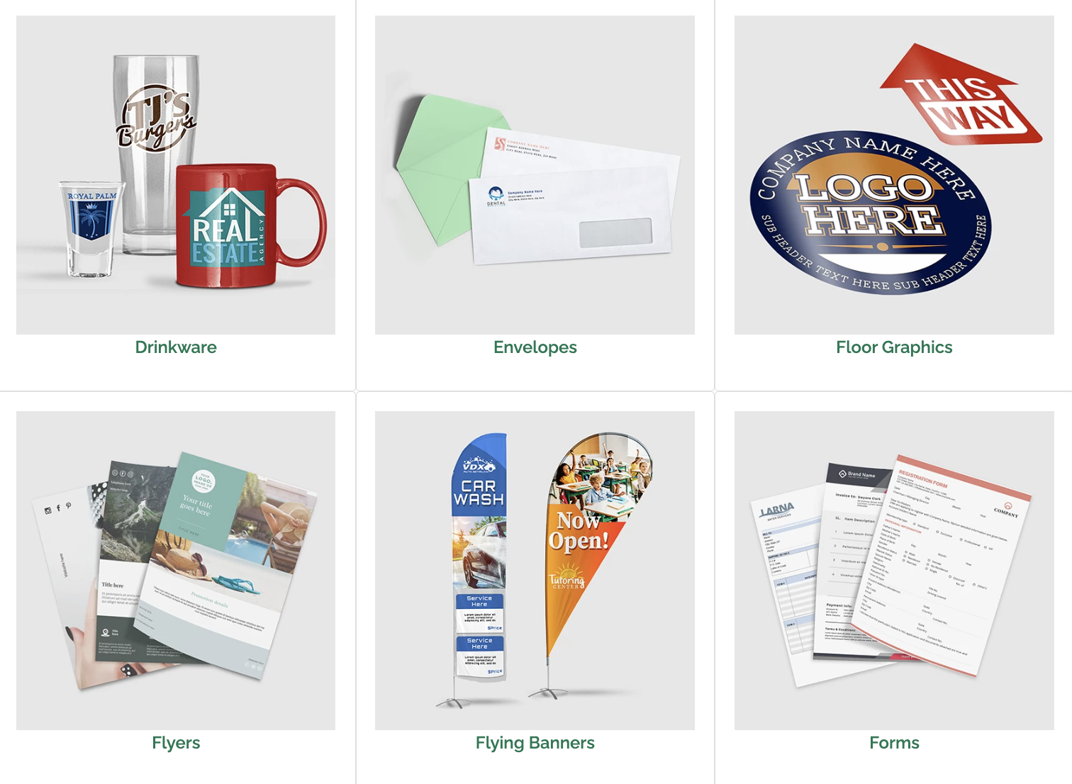PRODUCTS – Minuteman Press Pinetown